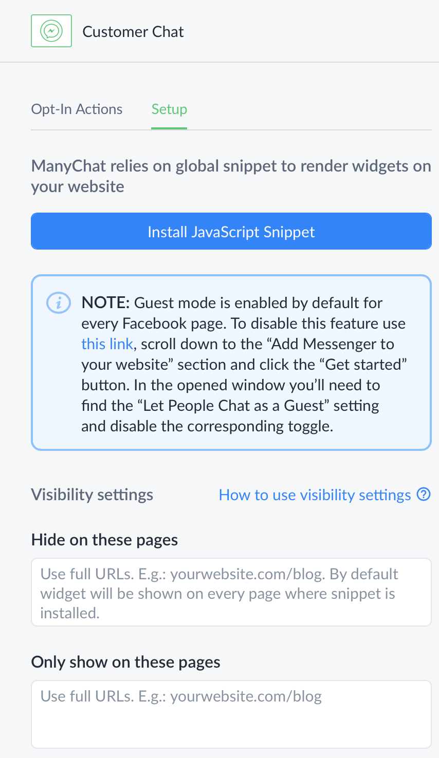 ManyChat Customer Chat Setup - Genkiware