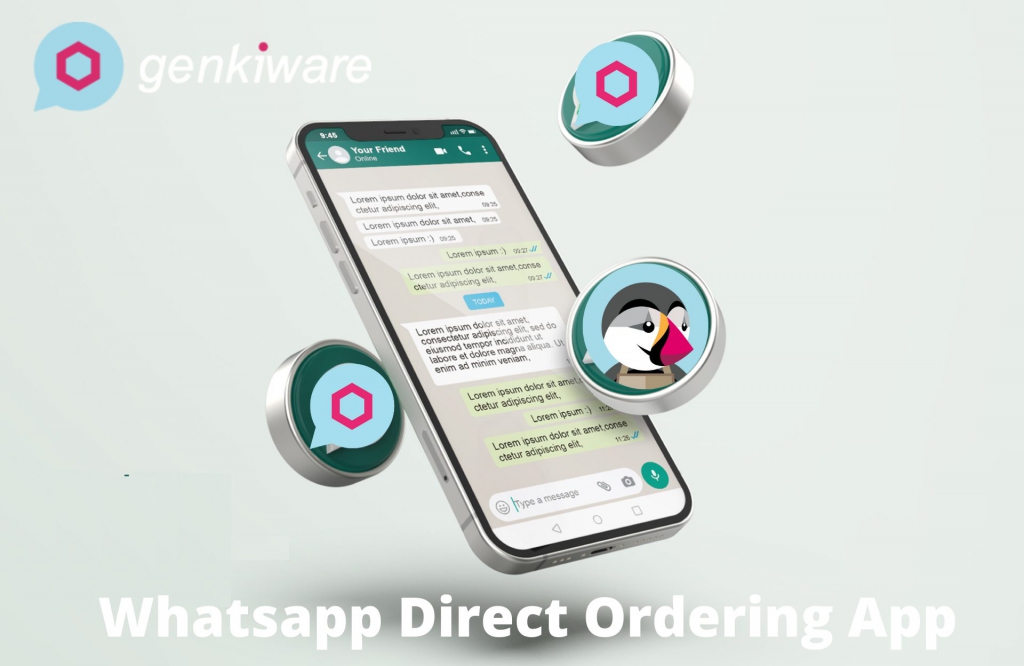 Whatsapp Direct Ordering App with Prestashop - Genkiware
